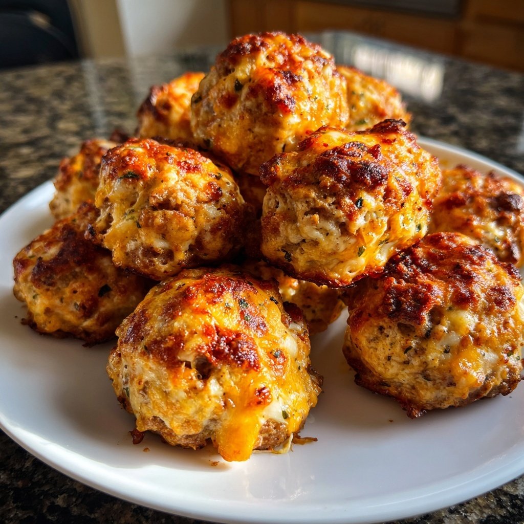 Sausage Balls with Red Lobster Biscuit Mix - Seasonedscoop